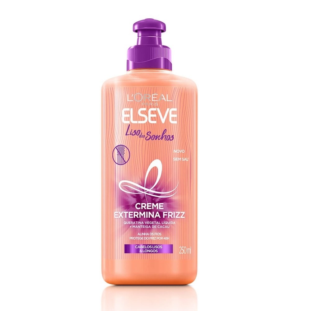 Creme Pentear Elseve Liso Dos Sonhos 250mL | Shopee Brasil