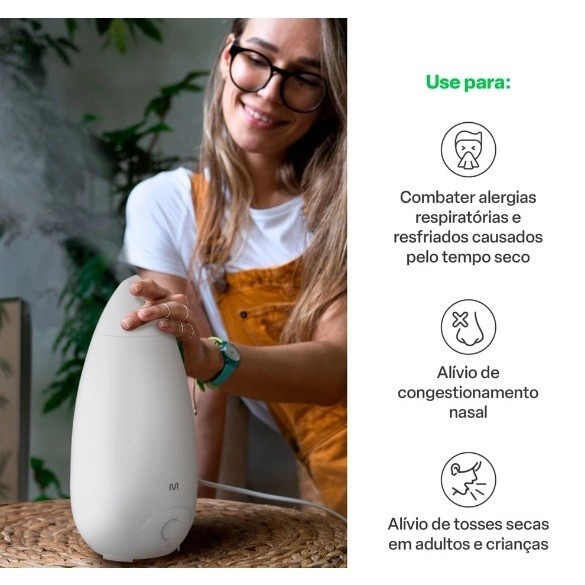 UMIDIFICADOR MULTILASER MULTI SAUDE EASY AIR 2,6L HC118 | Shopee Brasil