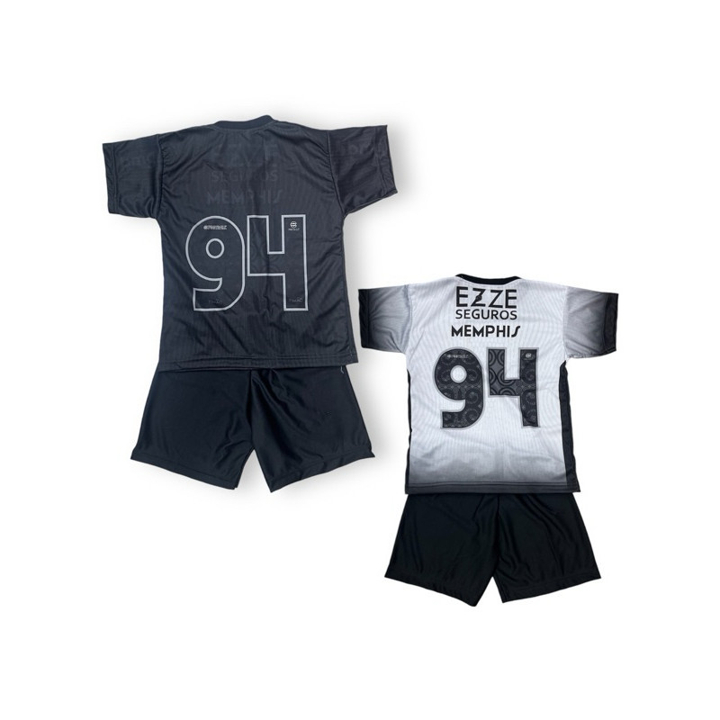 Kit infantil e Juvenil de time - Corinthians Memphis Depay 2024 ...