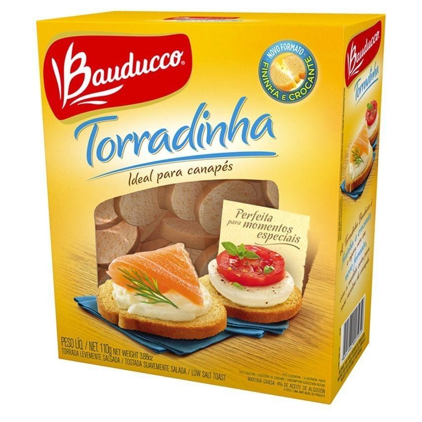 Kit C/ 2 Torradinha Salgada Bauducco 110g | Shopee Brasil