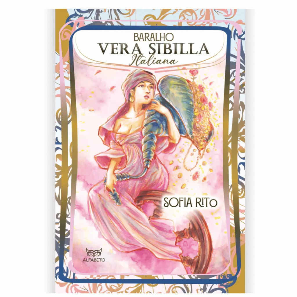 Kit Baralho Vera Sibilla Italiana 52 Cartas + Livro Explicativo Sofia Rito | Shopee Brasil