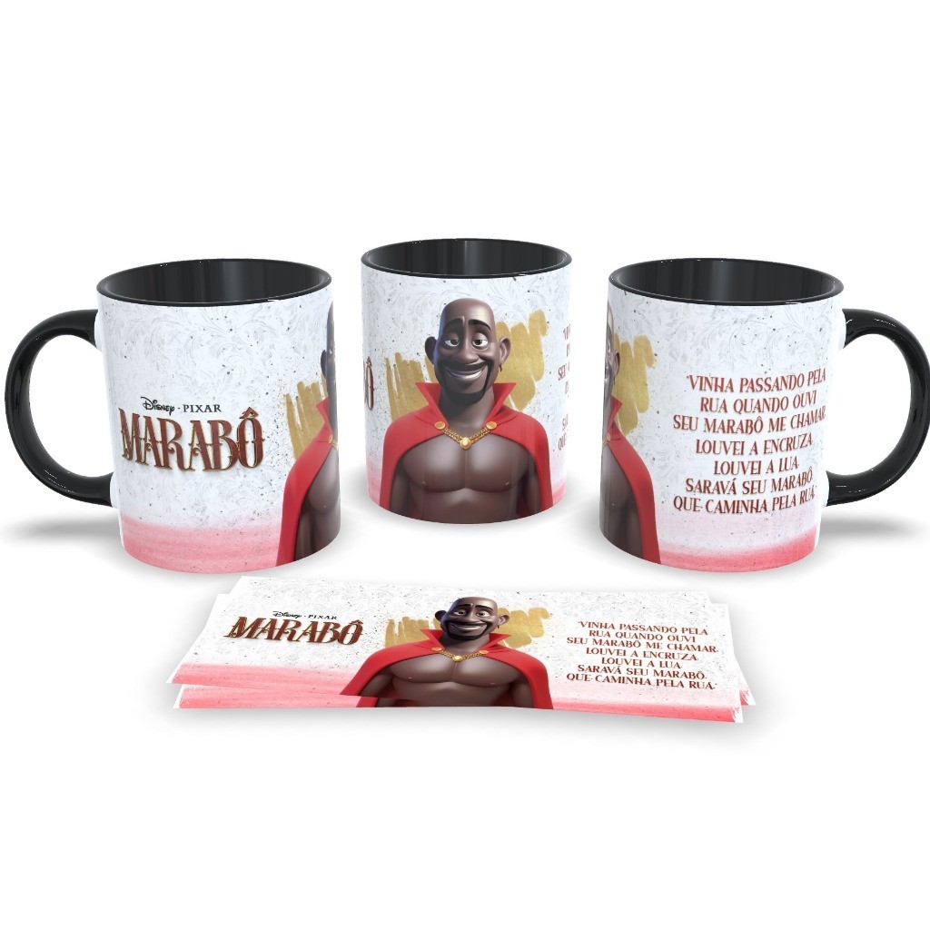 Caneca Umbanda Exu Marabô Entidade Quimbanda Candomblé, Caneca ...