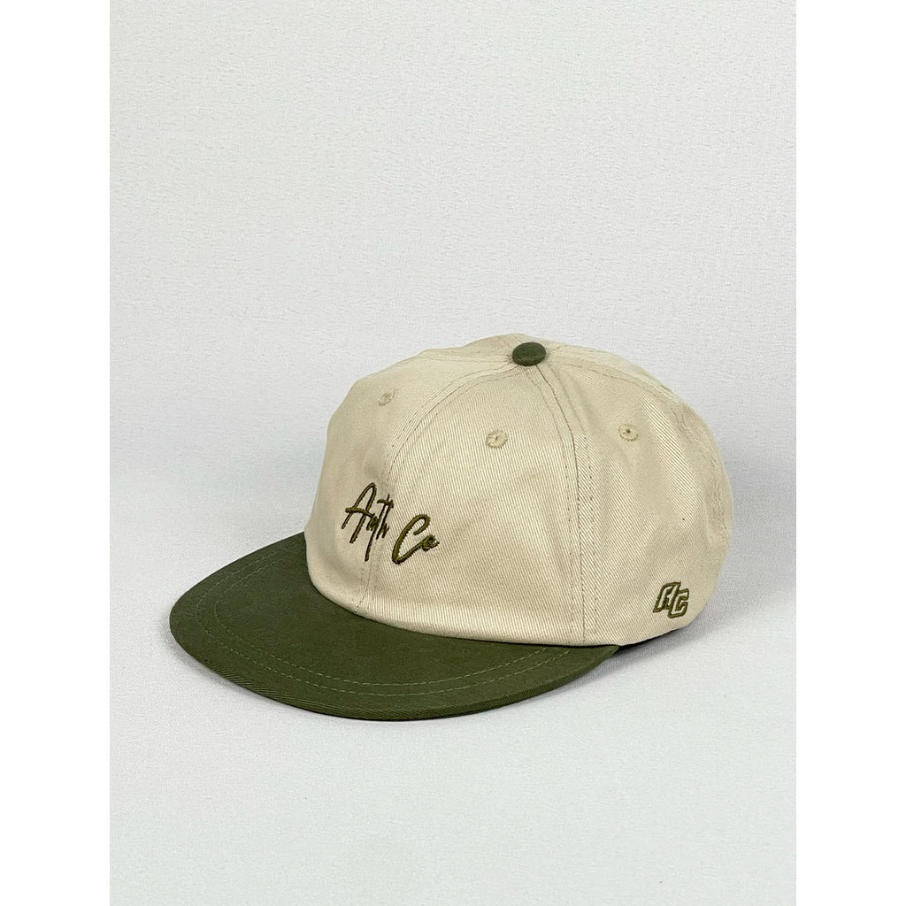 Boné 6 Six Panel Script - Creme - Aba Flexível | Shopee Brasil