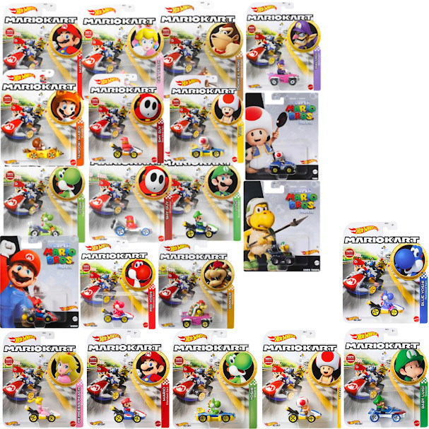 Carrinho Hot Wheels Mario Kart GBG25 Mattel | Shopee Brasil