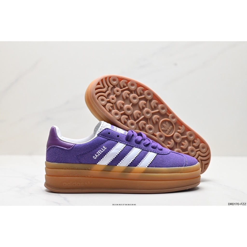 100 % original AD Originais Gazelle Bold W Baixo Topo Grosso Altura ...