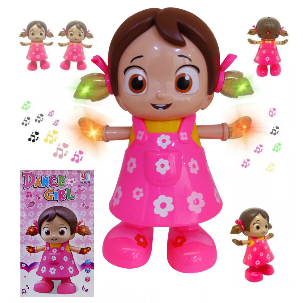 Brinquedo Boneca Fofa Dança Dançante Dançarina Musical Infantil Dance ...