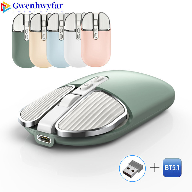 GWEN T600 Mouse Sem Fio 2400 DPI 2.4G Para Jogos Ergonômicos ...