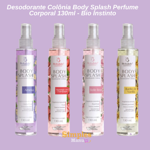 Black Friday Maquiagem Kit Body Splash Com 4 Perfume Corporal 130ml ...