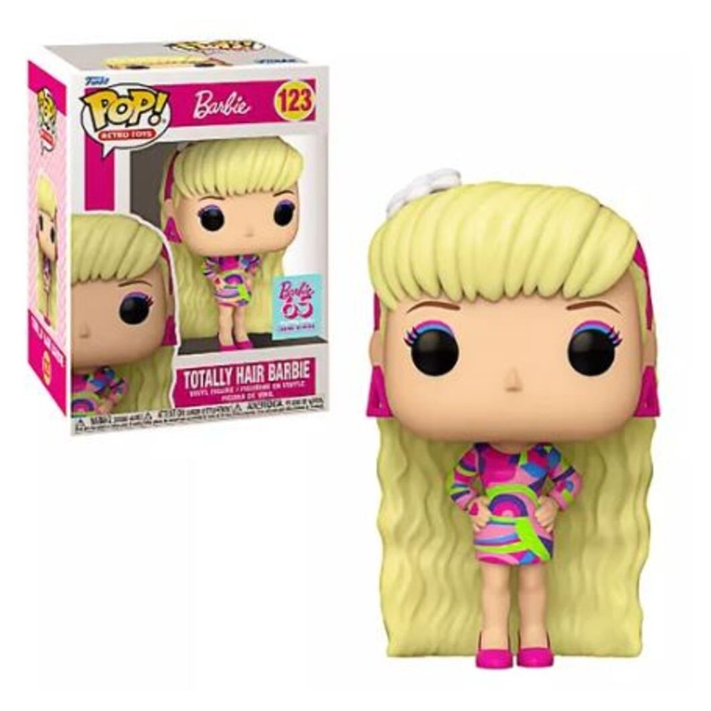Funko Pop Album Barbie 123 - Totally Hair Barbie | Shopee Brasil