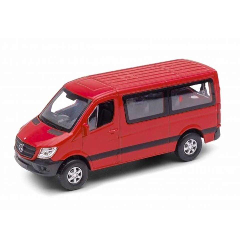 Miniatura Van Mercedes Sprinter 2015 Janela Welly 1/38 Metal e Fricção ...