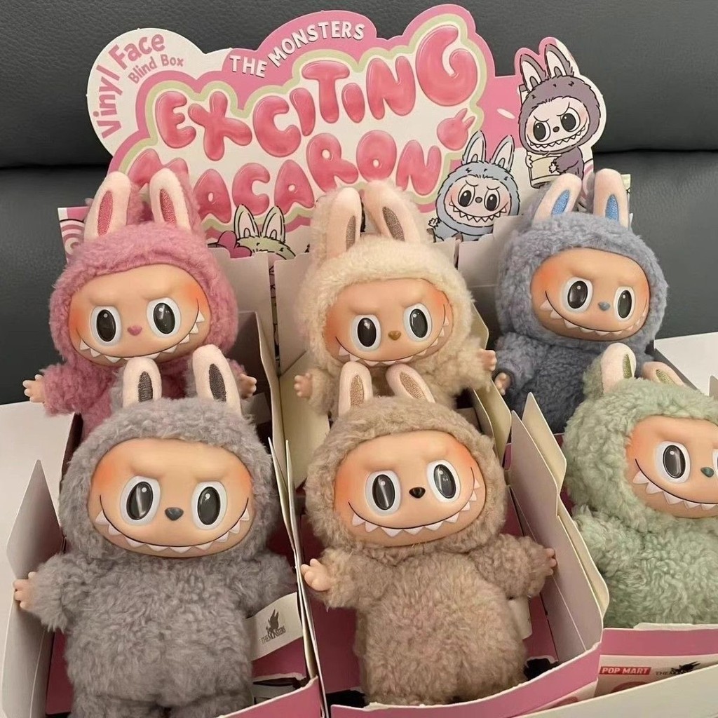 Novo Chaveiro Labu Pop Mart Caixa Cega Labubu Boneca Vinil Rosto Série ...