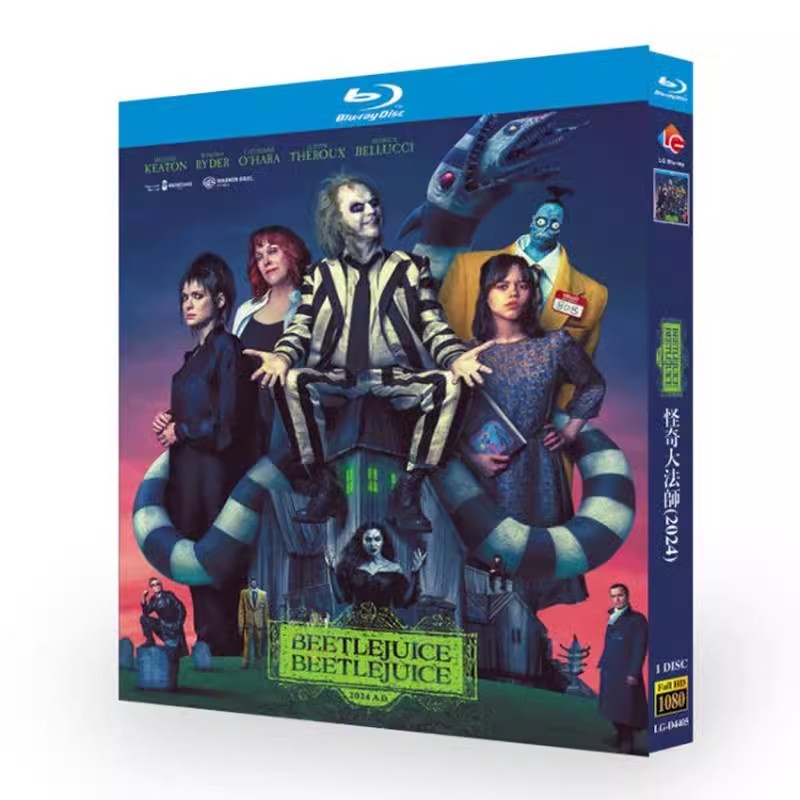 Disco Blu-ray Filme Americano Beetlejuice (2024) 1BD H027 | Shopee Brasil