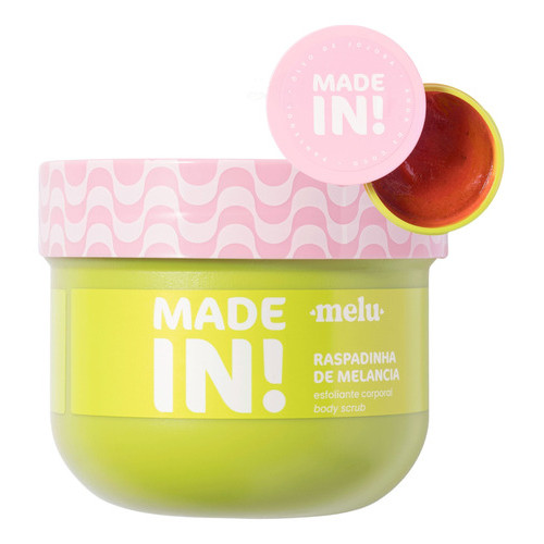 Esfoliante Corporal Melu Made In Raspadinha De Melancia 180g | Shopee Brasil