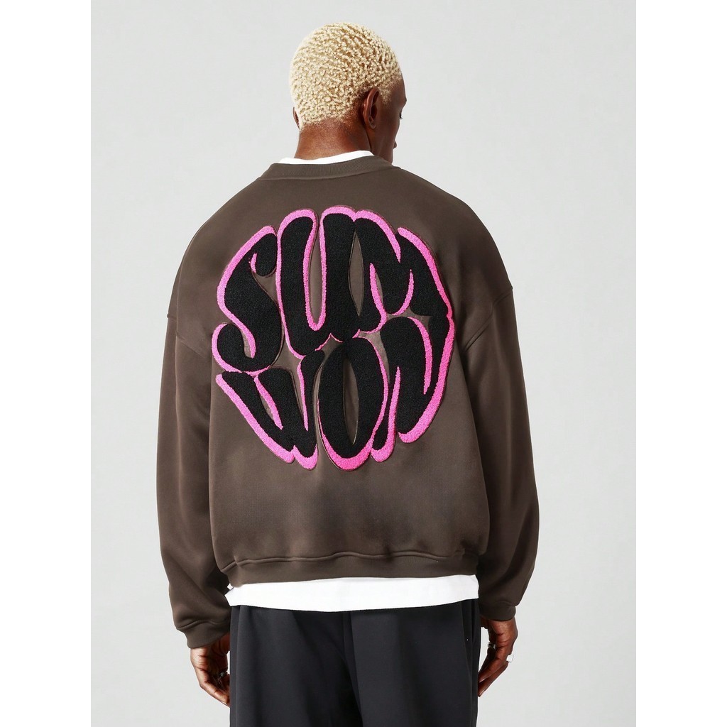 SUMWON Moletom Com Logo No Peito | Shopee Brasil