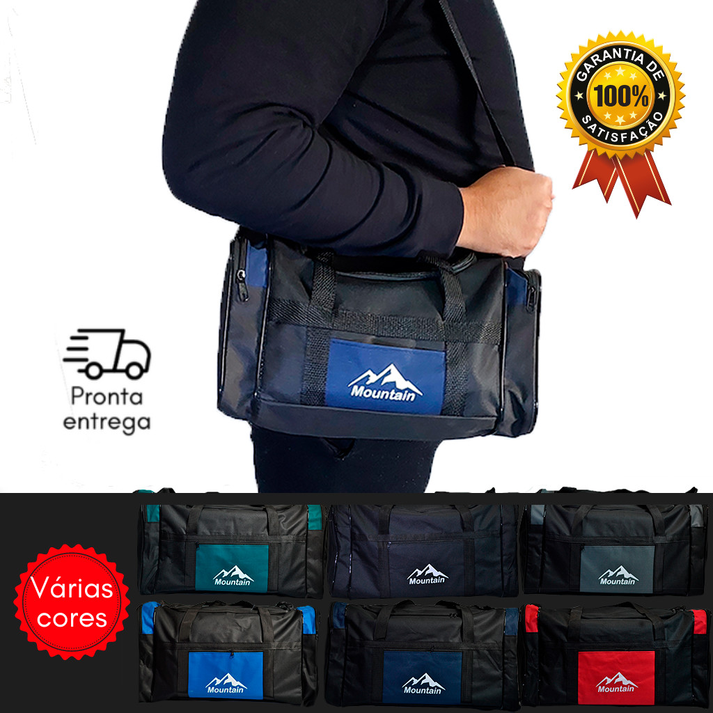 Bolsa de Viagem Mountain M 02 - Azul Royal - Simples | Shopee Brasil