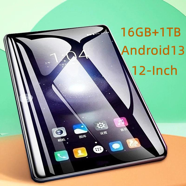 Tablet 2024 Novo 12-Polegada 4G/5G Cartão Sim Duplo 16GB RAM + 1TB ROM ...