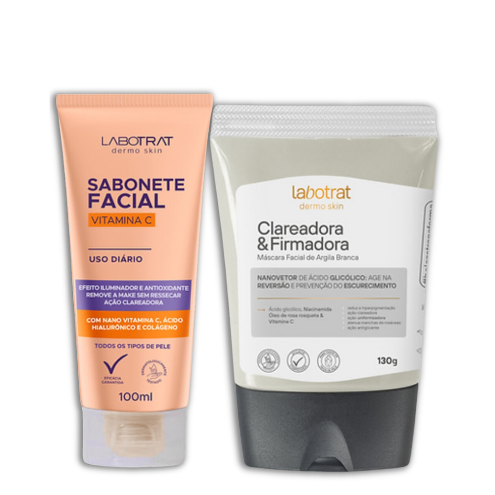 Labotrat Sab Vitamina C 100g + Masc Argila Branca 130g | Shopee Brasil