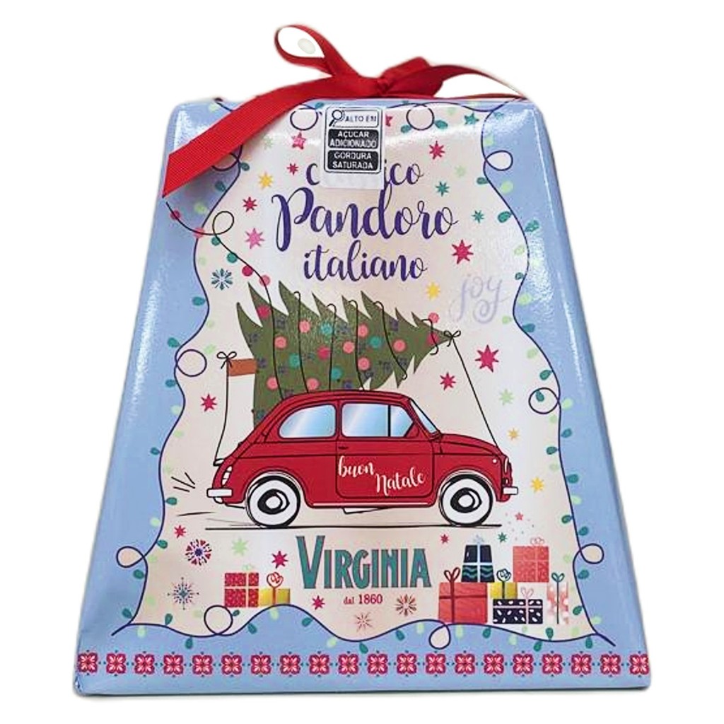 Pandoro Clássico Italiano VIRGINIA Holly Jolly 750g | Shopee Brasil