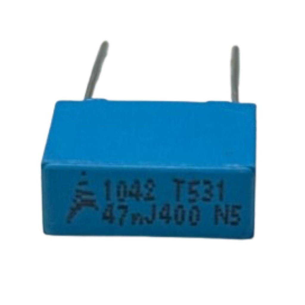 KIT COM 10 PEÇAS - CAPACITOR POLIESTER 47K 400V 10MM 47NF 0,047UF 400V ...