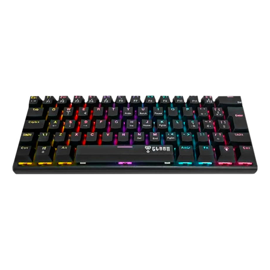 Teclado Gamer Clanm 60% Night Walker Rgb Switch Red Mecânico | Shopee Brasil