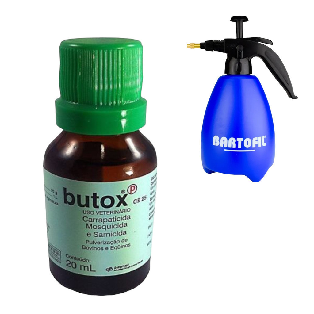 Kit 6 Butox Frasco 20ml + 1 Pulverizador 1,5 Lt | Shopee Brasil