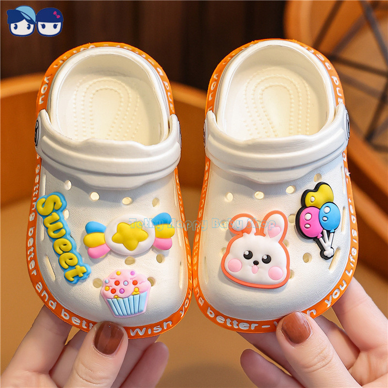 Crianças Baby Boys Girls Soft EVA Crocs 6-12-24months Infantil Dos ...