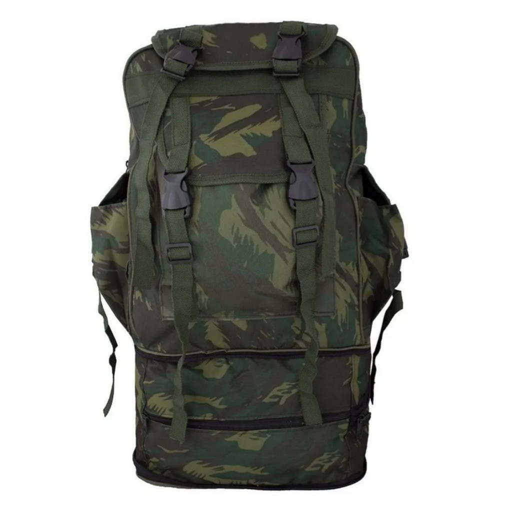 Mochila Camping Camuflada Militar Resistente Mochileiro 503 | Shopee Brasil