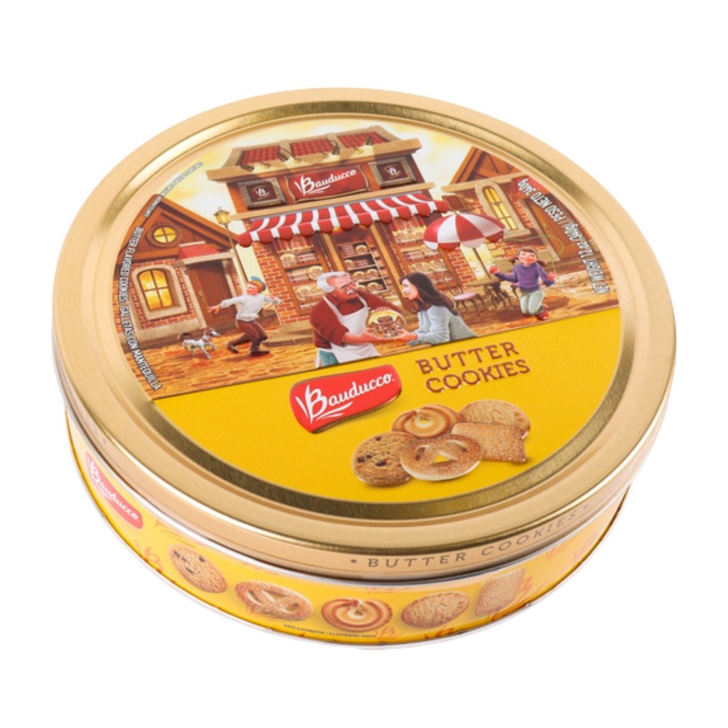 Biscoitos Amanteigados Bauducco Butter Cookies de Lata 340g: | Shopee ...