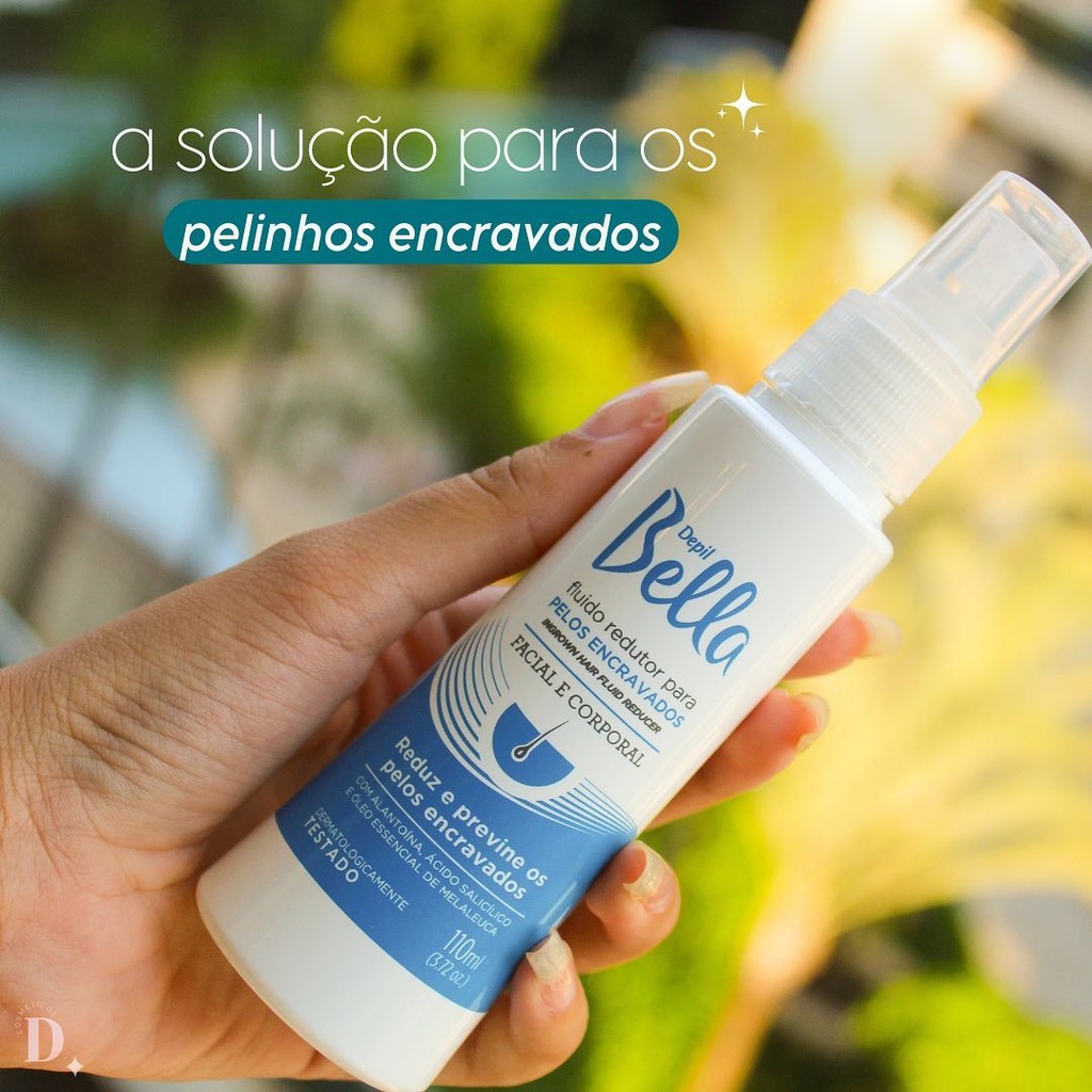 Fluido Redutor para Pelos Encravados Foliculite Depil Bella - 110ml ...