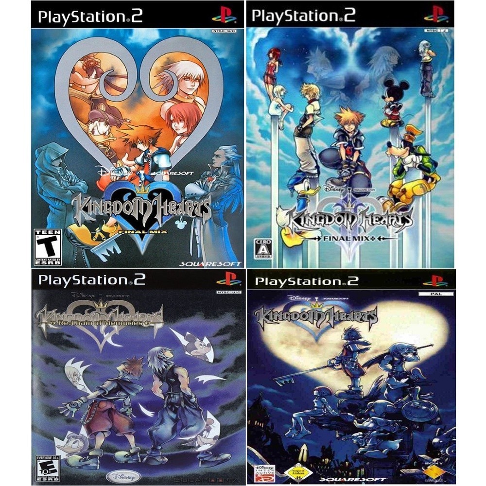 Kit Kingdom Hearts Collection com 4 Jogos () | Shopee Brasil