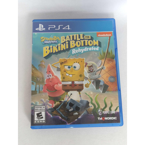 Jogo Spongebob Battle For Bikini Bottom Rehydrated - PS4 | Shopee Brasil