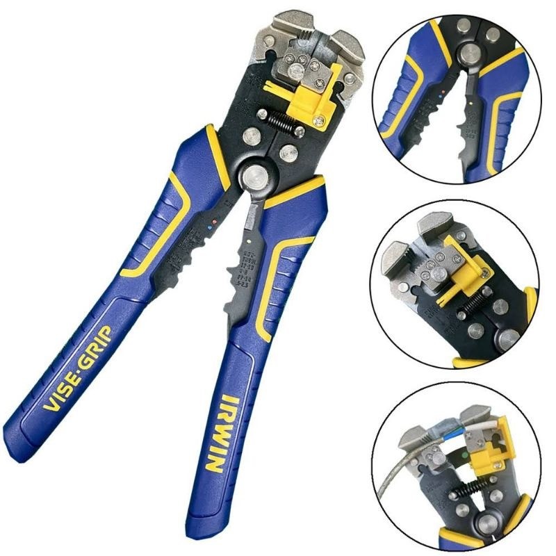ALICATE DESENCAPADOR/CRIMPADOR AUTOMÁTICO 8" VISE-GRIP IRWIN | Shopee ...