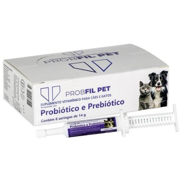 Probfil Pet - Probiótico e Prebiótico com vitaminas essenciais que ...