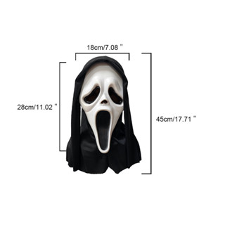1 PCS Movie Scream Horror Face Mask Halloween Máscaras Fantasmas ...