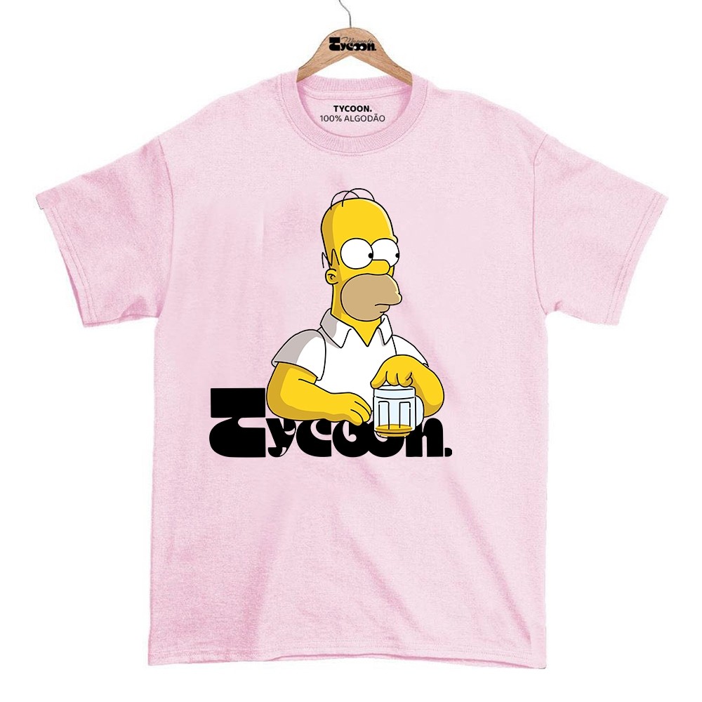 Camiseta Homer Tycoon Algodao Verao Premium 2024 Modelo Novo | Shopee ...