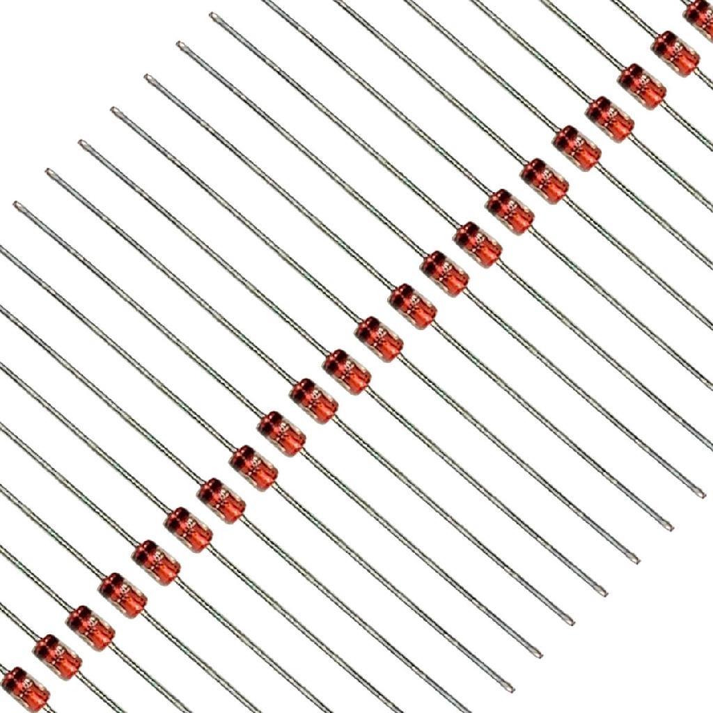 Kit 50 Peças - Díodo Zener 5v6 1w = 1n4734 = In4734 | Shopee Brasil