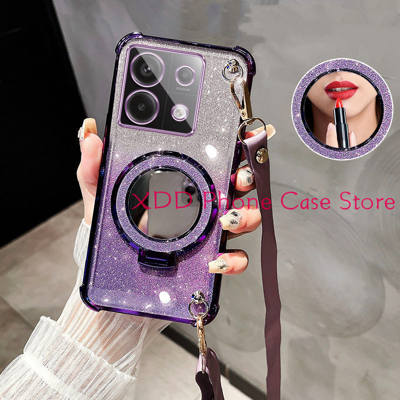 Capa Redmi Note 13 Pro 5G 4G 4G 5G 13 13R Traseira Alça De Pulso Longa ...