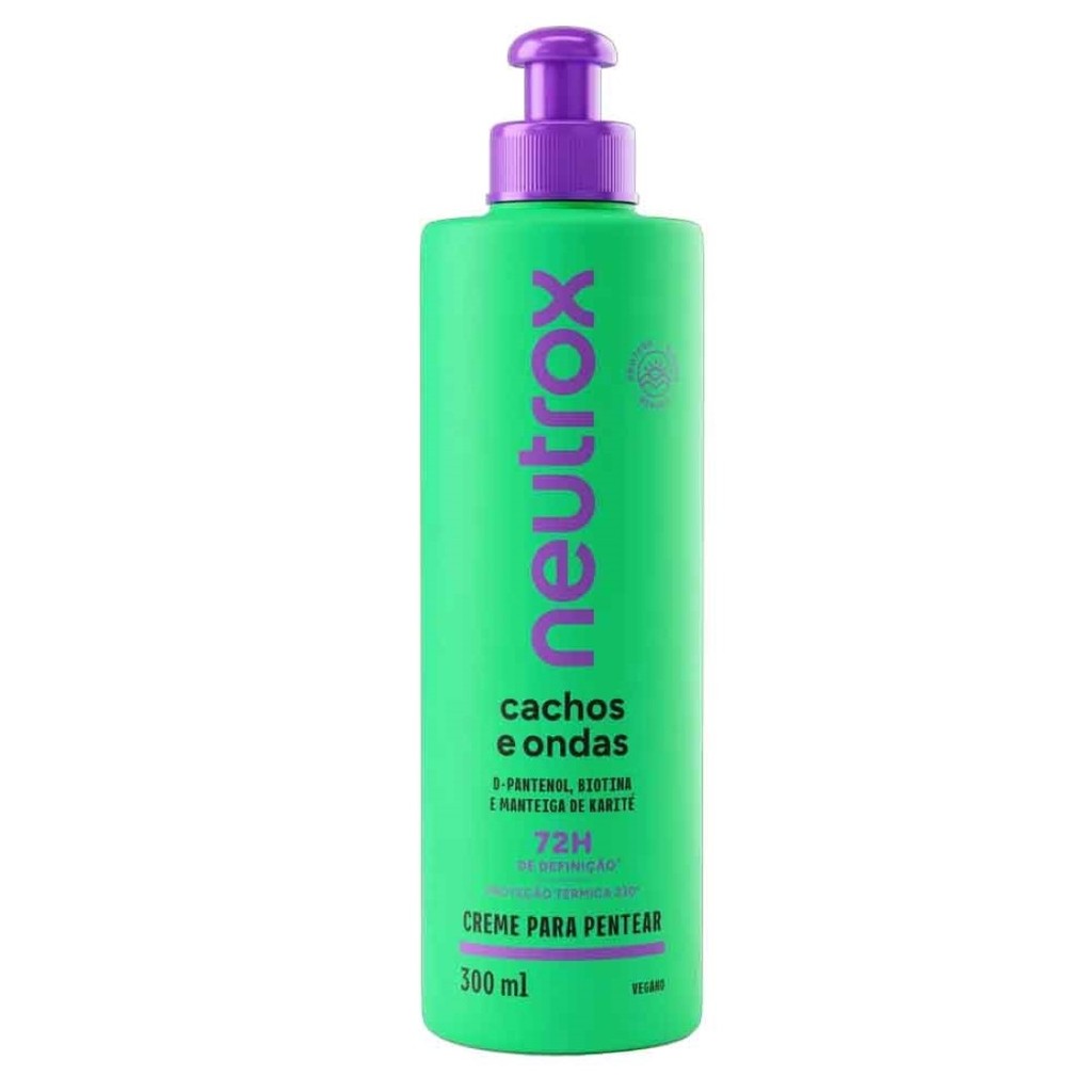 Creme para Pentear 300ml - Neutrox Cachos E Ondas | Shopee Brasil