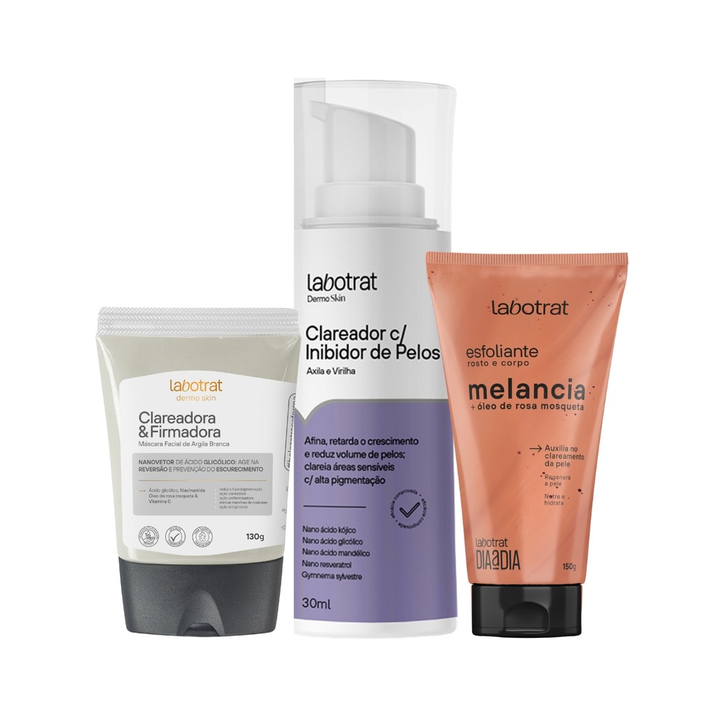 Kit Esfoliante Sérum Clareador Máscara Anti-manchas Labotrat | Shopee ...
