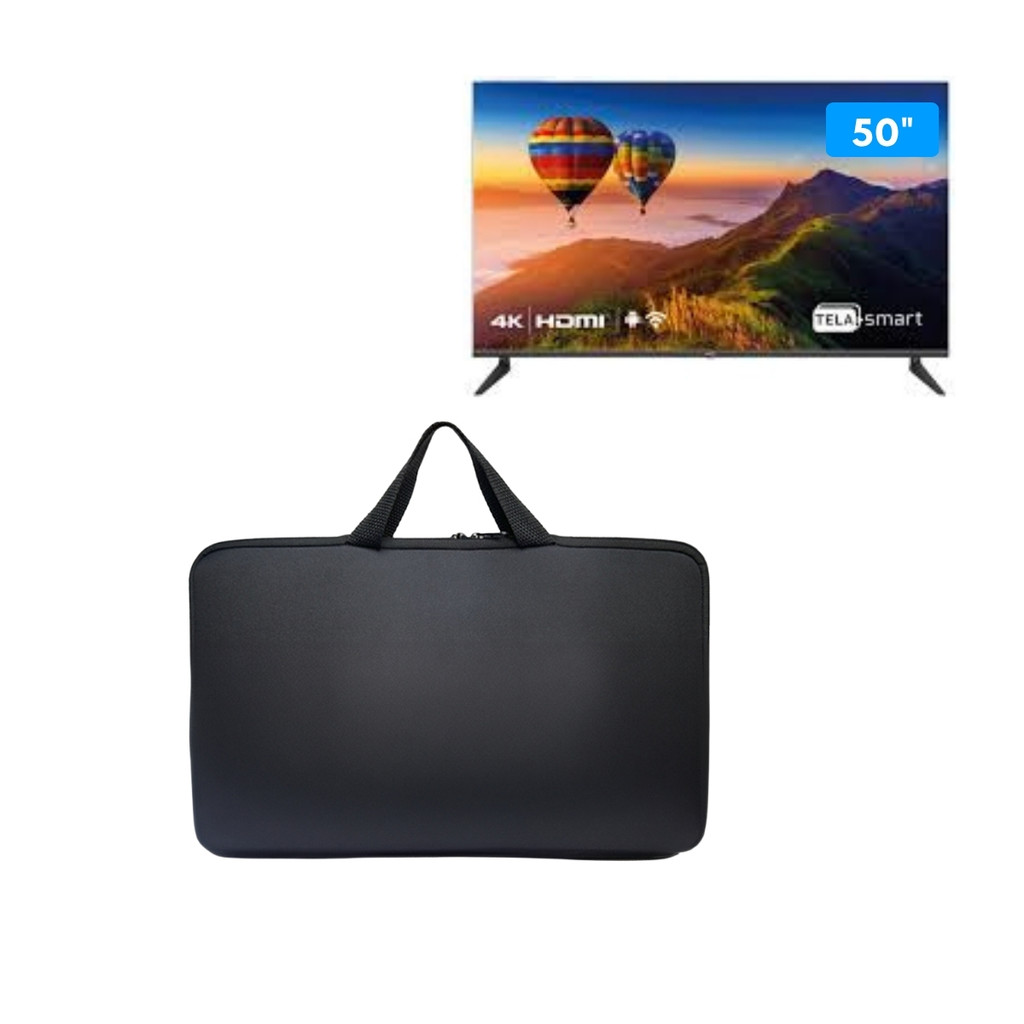 Capa Case Televisão Tv 50 Polegadas Alça Transporte Seguro | Shopee Brasil