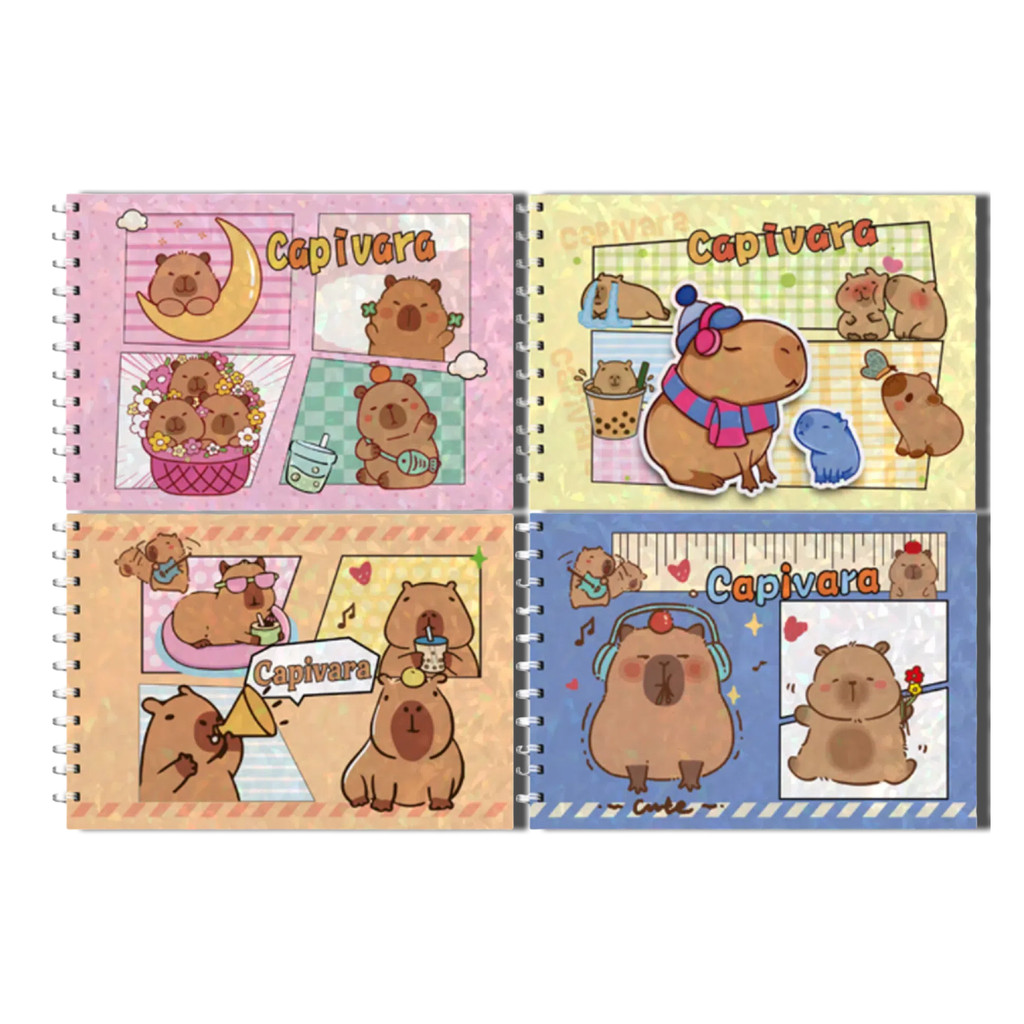 Livro Para Colorir Capivara 48 Folhas Pintar | Shopee Brasil