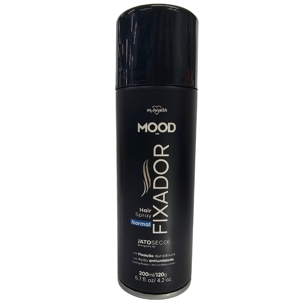 Spray Fixador de Cabelo Normal Mood Care My Health 200ml / 120g | Shopee Brasil