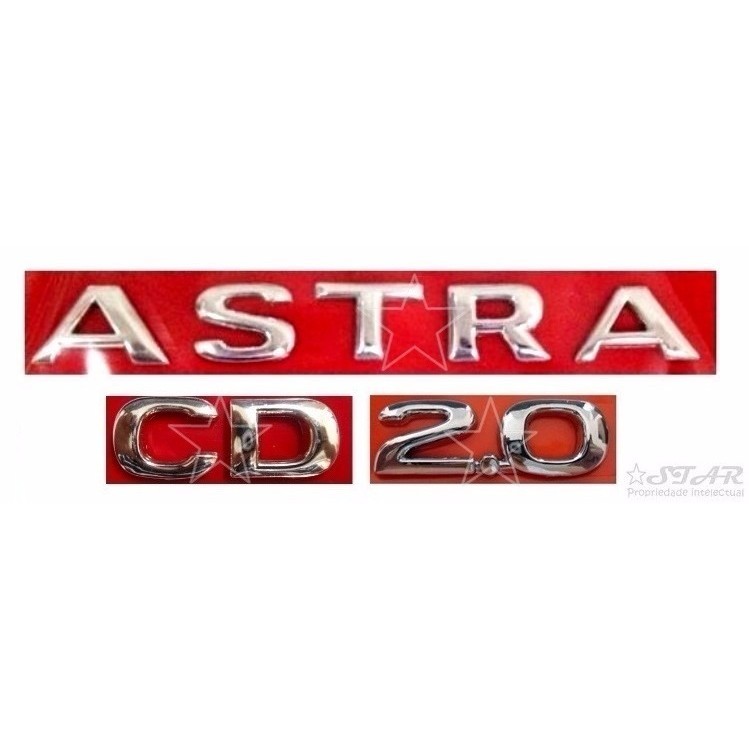 Símbolos Astra Cd 2.0 - 2003 À 2007 - Modelo Original | Shopee Brasil