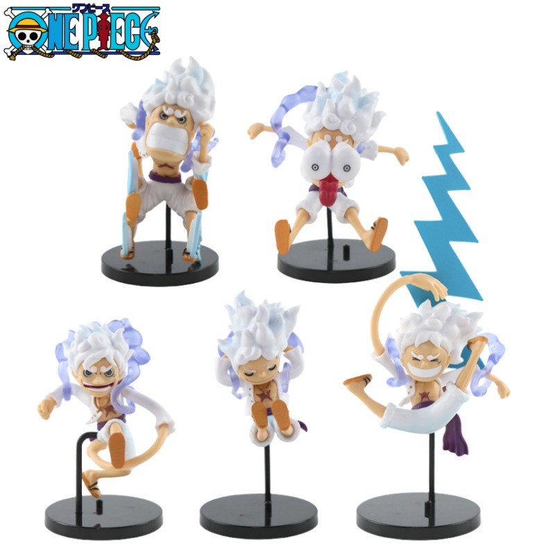 Luffy Gear 5 Action Figure One Piece Zoro Anime Manga Miniatura Boneco ...