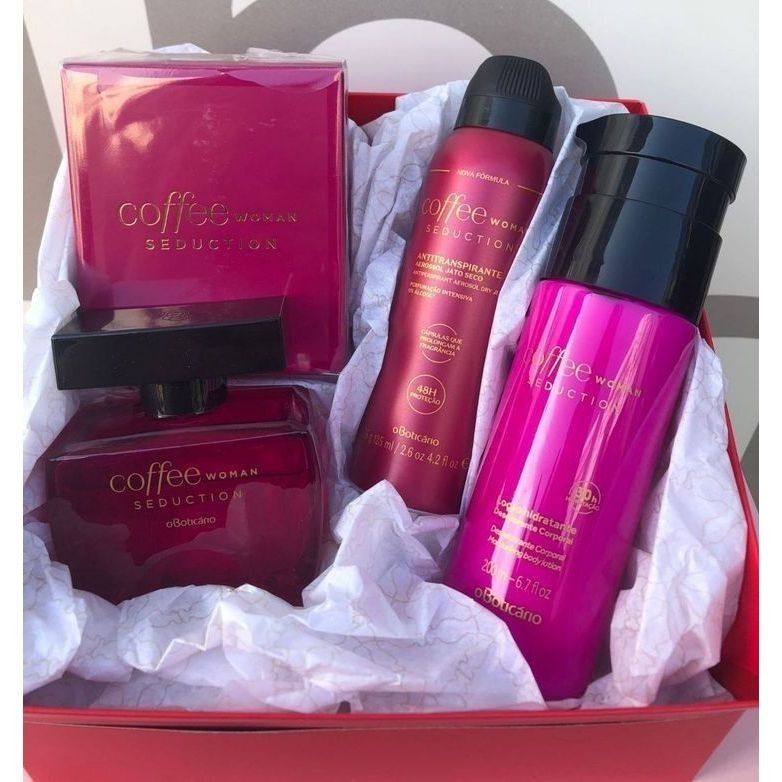 KIT lili creme perfume exclusivo coffe acetinado corpo mãos pės ENVIO ...