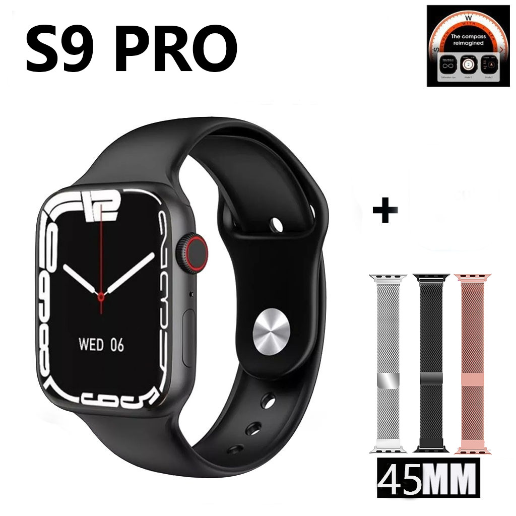 2025 Novo Smartwatch watch S9 PRO Série 10 Super Amoled À Prova D'água ...