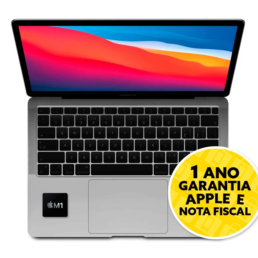 Apple Macbook Air M1 SSD 256GB ou 512GB COM 8GB RAM Tela 13 Polegadas ...