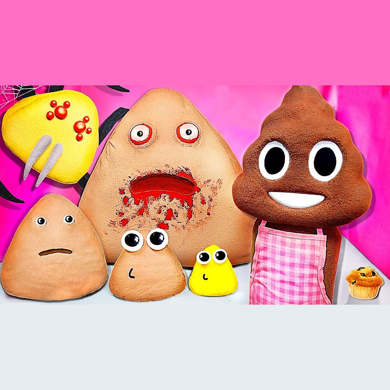 Novo BOU'S REVENGE Plush , Pou Soft Stuffed Toys Presentes De ...