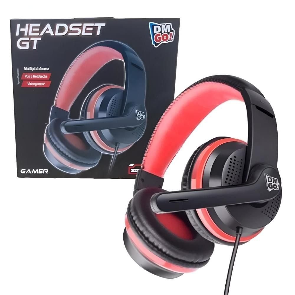 Fone De Ouvido Headset GT Gamer Com Microfone USB DM GO | Shopee Brasil