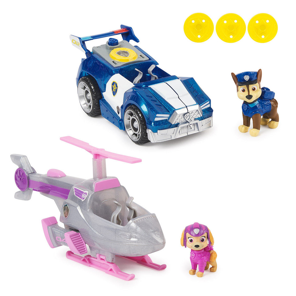 Patrulha Canina Avião Skye e Veiculo Chase Kit | Shopee Brasil